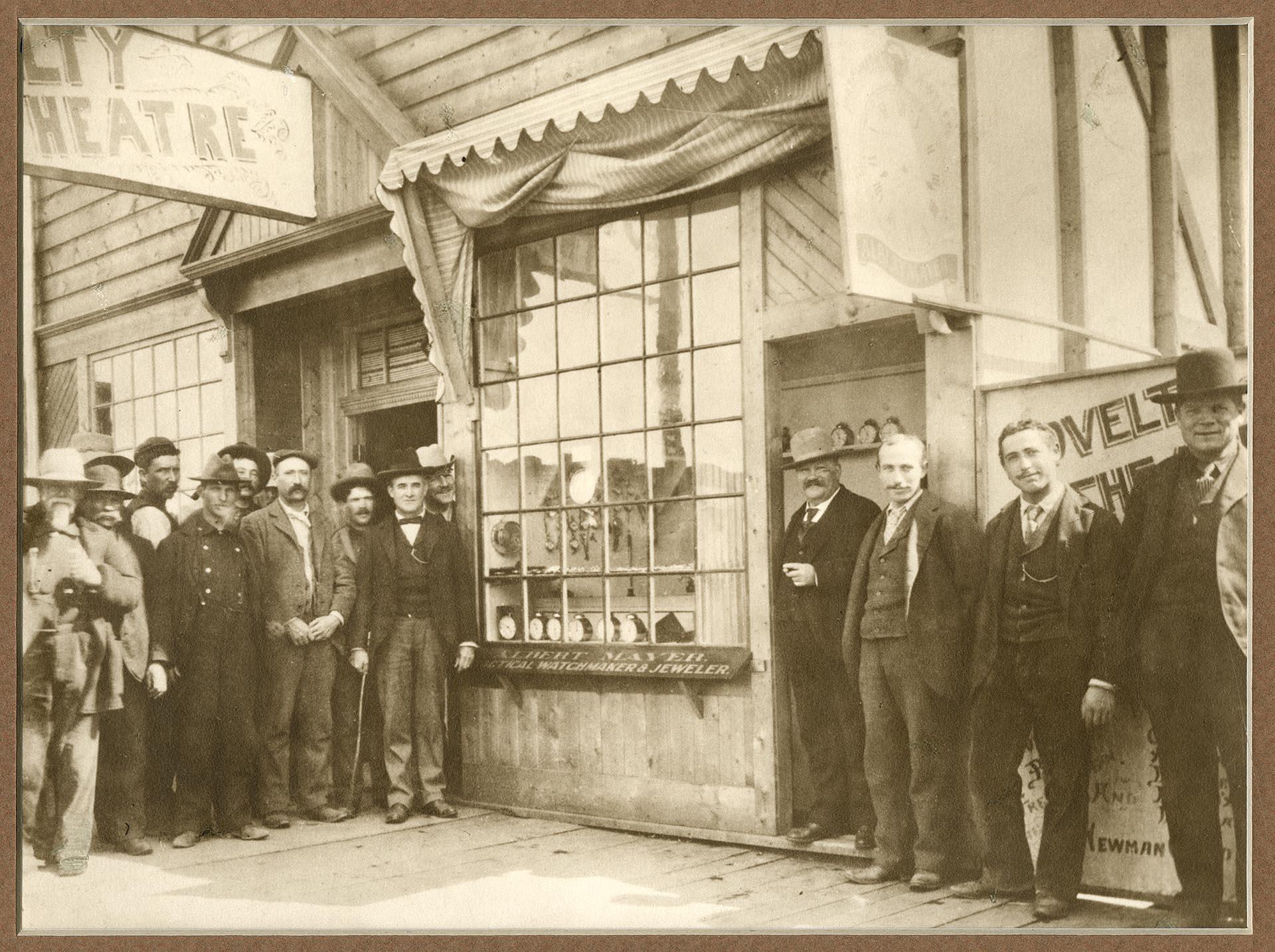 Markus and Albert Mayer jewelry store in Dawson City, Yukon, Canada ...