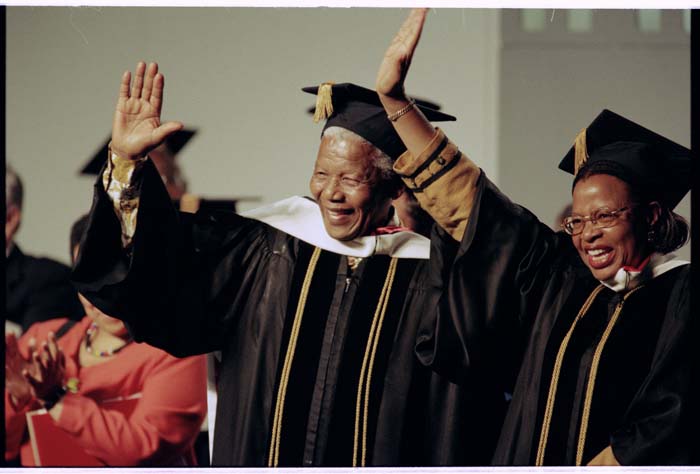 Nelson Mandela 1999 Seattle University People Photography
