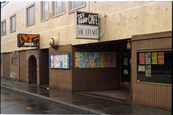 Off Ramp Cafe exterior, Seattle, 1992 – Museum of History & Industry
