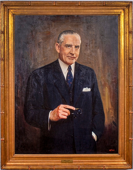 Oil portrait of Emil George Sick by Charles J. Fox, ca. 1950 – Museum ...
