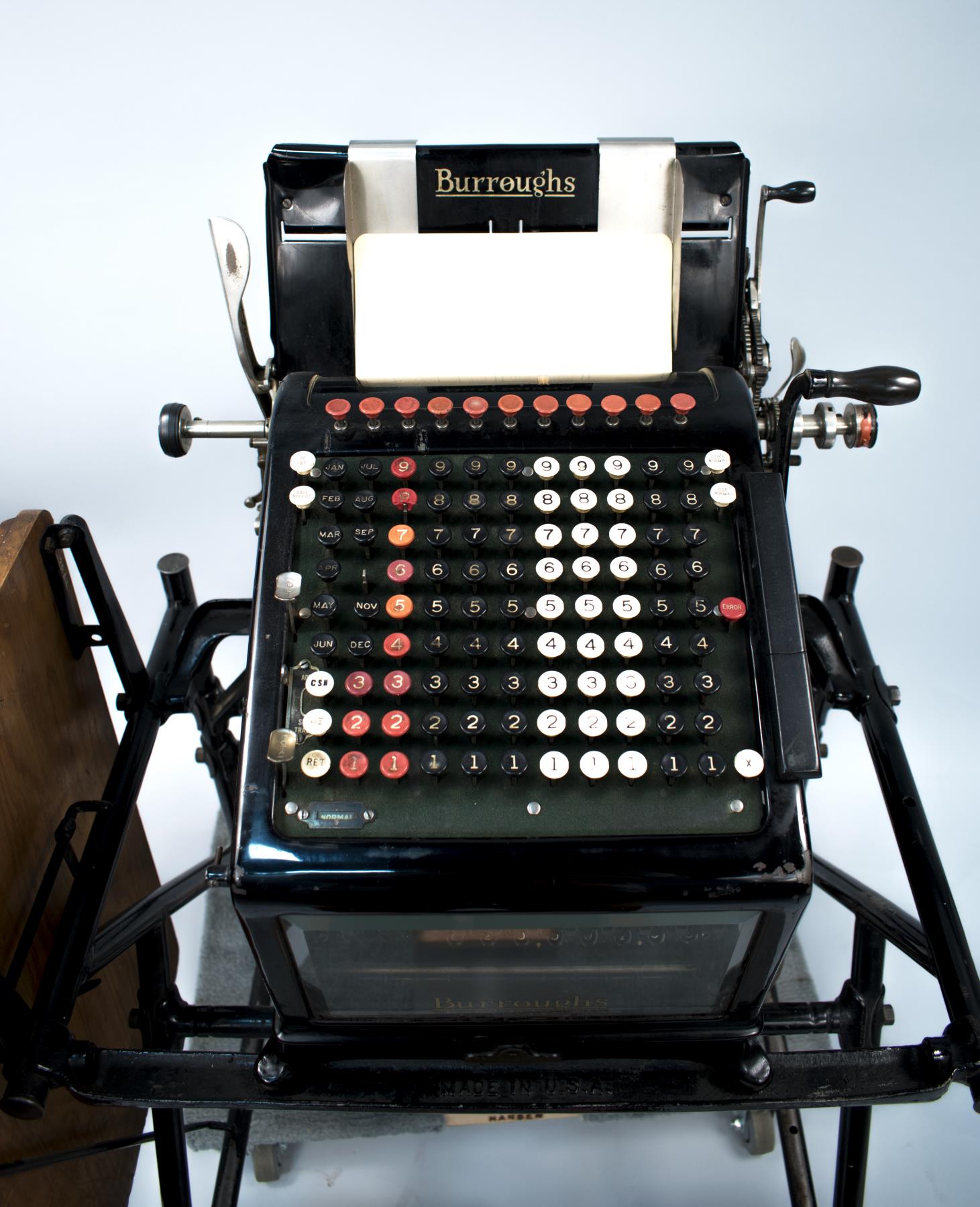 Burroughs Adding Machine, ca. 1909 – Museum of History & Industry